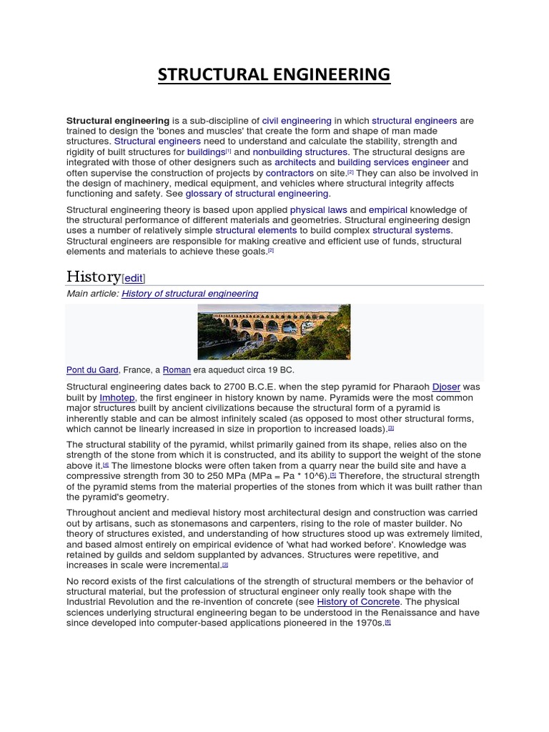 Structural Engineering | PDF | Structural Engineering | Economic Sectors