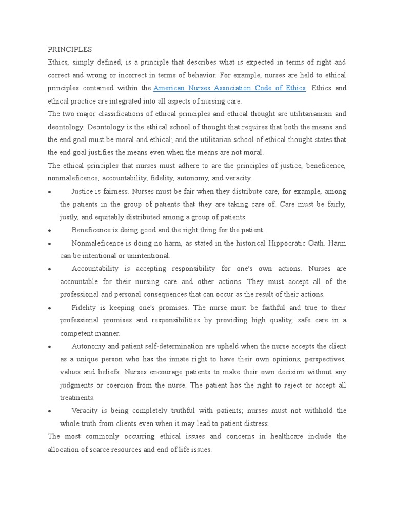 American Nurses Association Code of Ethics | PDF | Bioethics | Autonomy