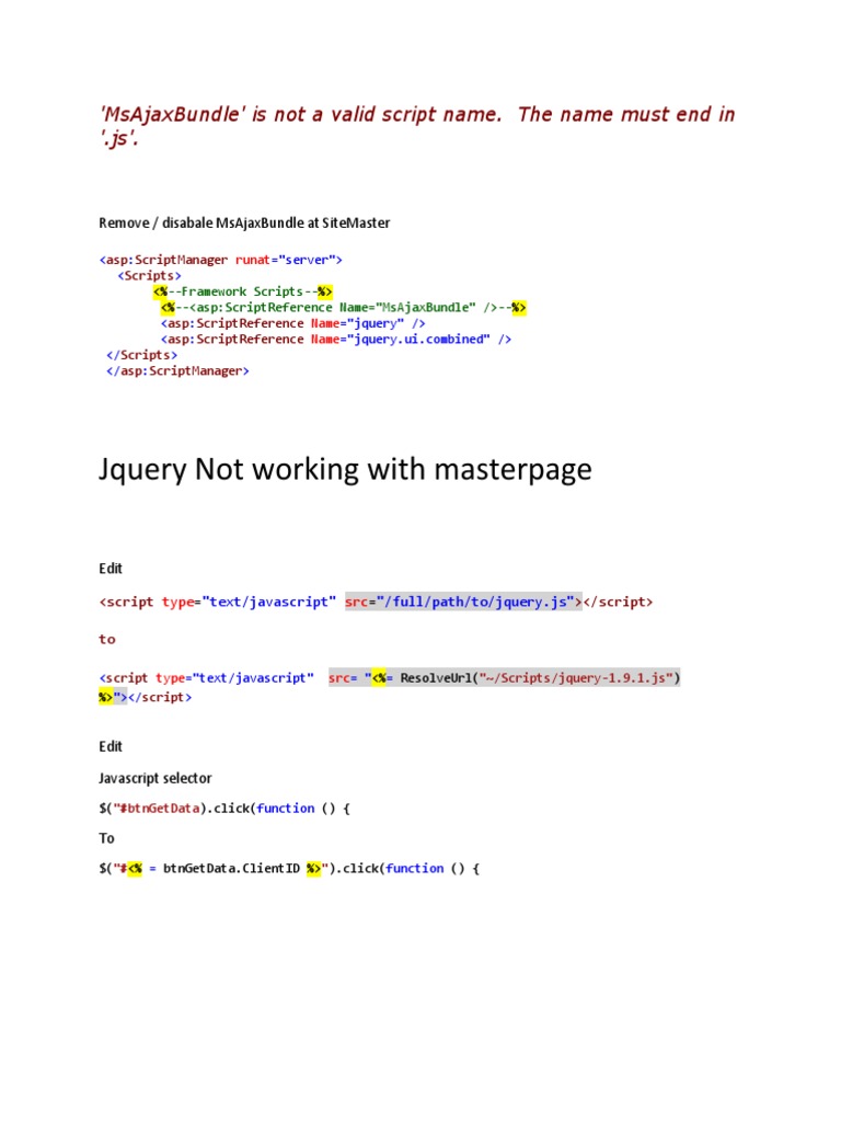 Ms Ajax Bundle | PDF | Java Script | J Query
