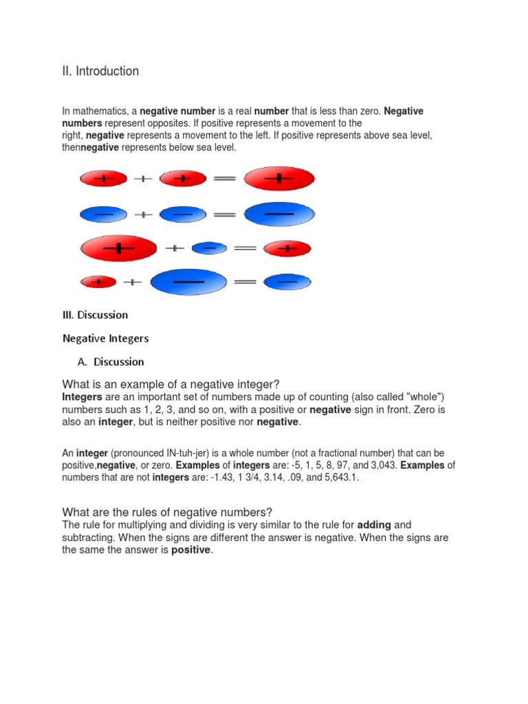 Real-Life Applications of Integers | PDF | Language Arts & Discipline ...