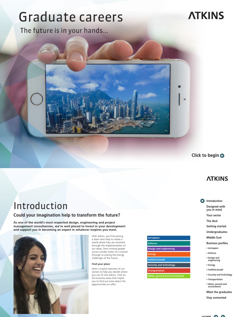 Atkins Graduate Brochure BEST VERSION | PDF | Engineering | Salary