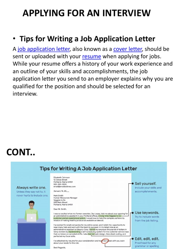 Applying For An Interview | PDF | Résumé | Employment