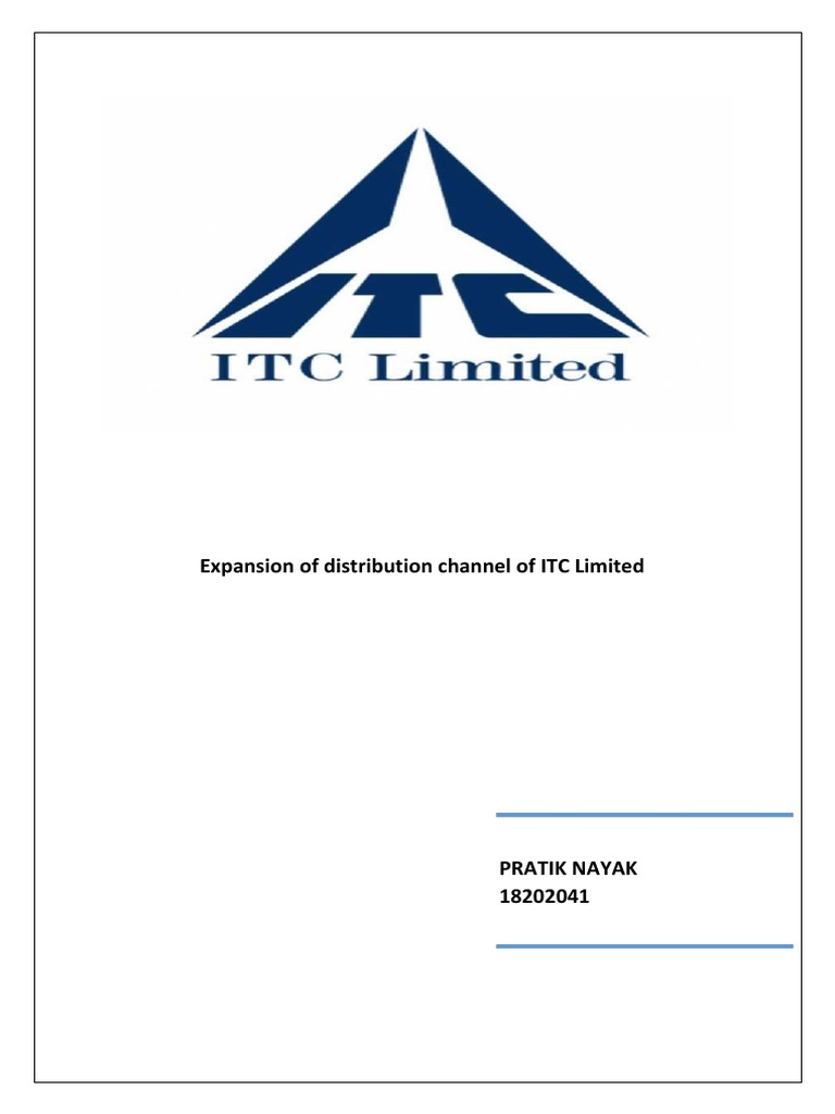 Expansion of Distribution Channel of ITC Limited | PDF | Service ...