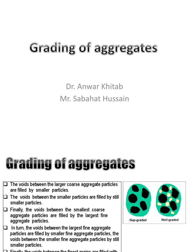 Grading of Aggregates | PDF | Construction Aggregate | Building Materials