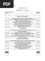 A2 Key For Schools Reading Sample Answer Sheet | PDF