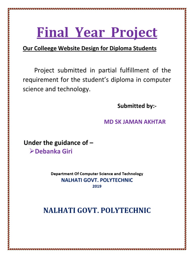 Final Year Project | PDF | Microsoft Sql Server | Websites