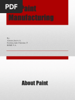 Manufacturing Process of Paints | PDF | Paint | Mill (Grinding)