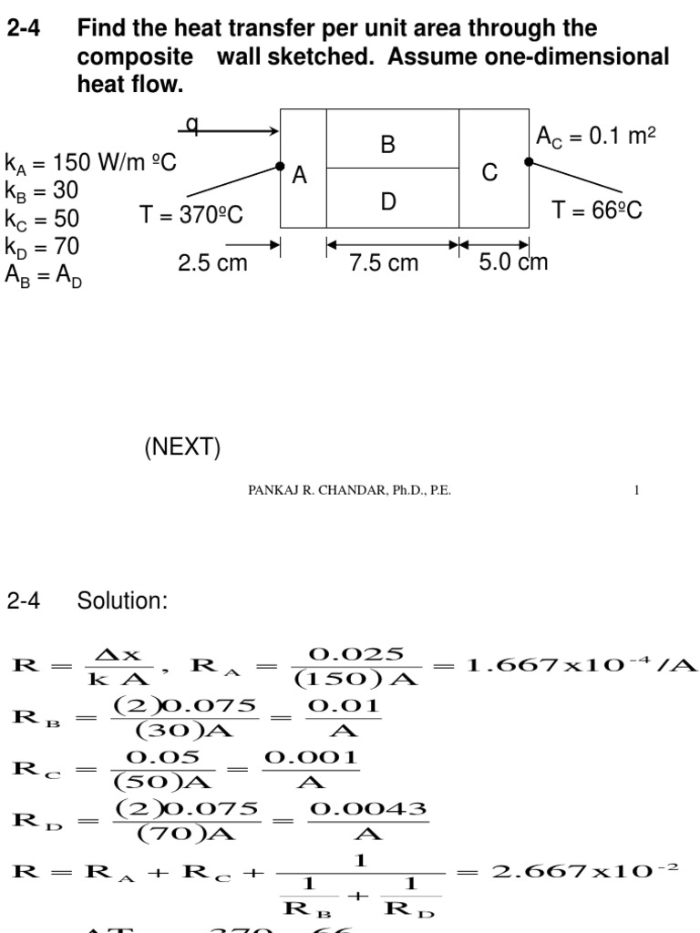 Ch2 Problems | PDF | Thermal Insulation | Heat Transfer