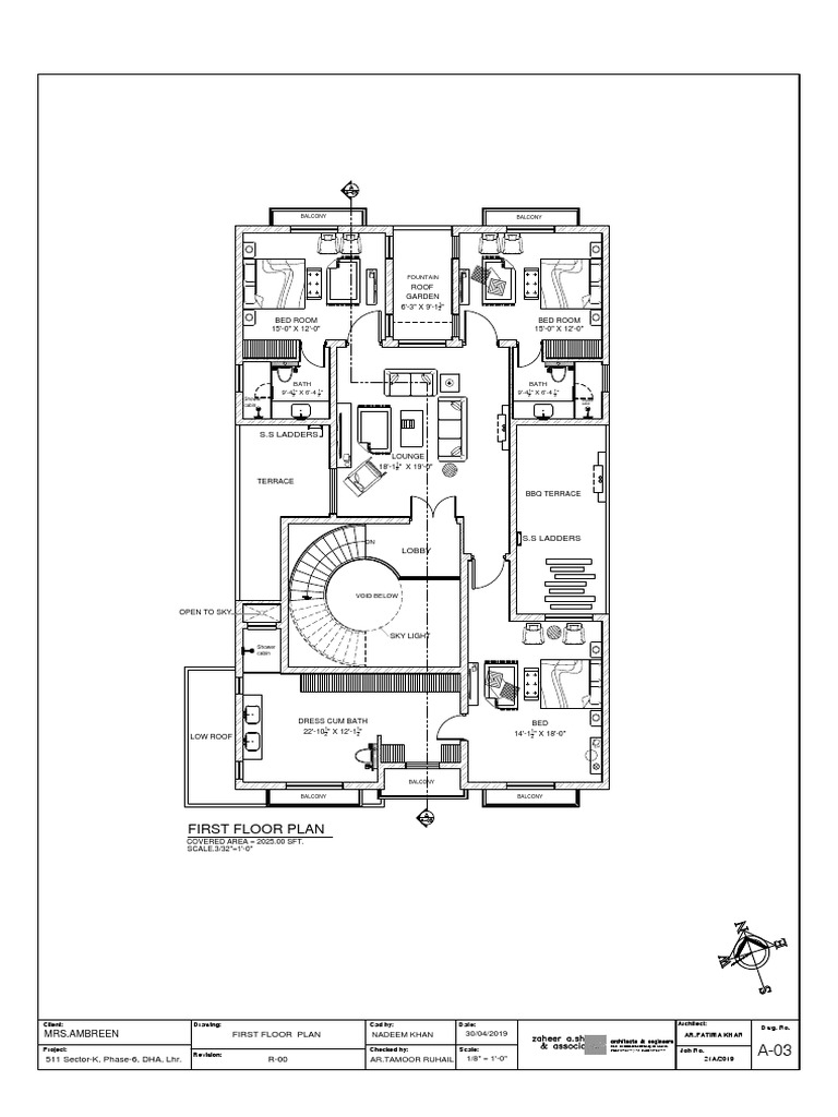 First Floor Plan: S.S Ladders | PDF | Buildings And Structures ...