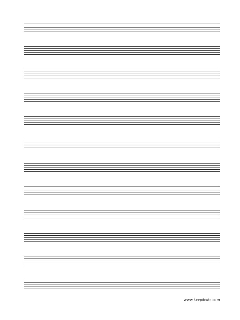 Blank Manuscript Paper 12 PDF | PDF