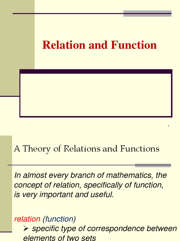 1 Functions | PDF | Function (Mathematics) | Set (Mathematics)