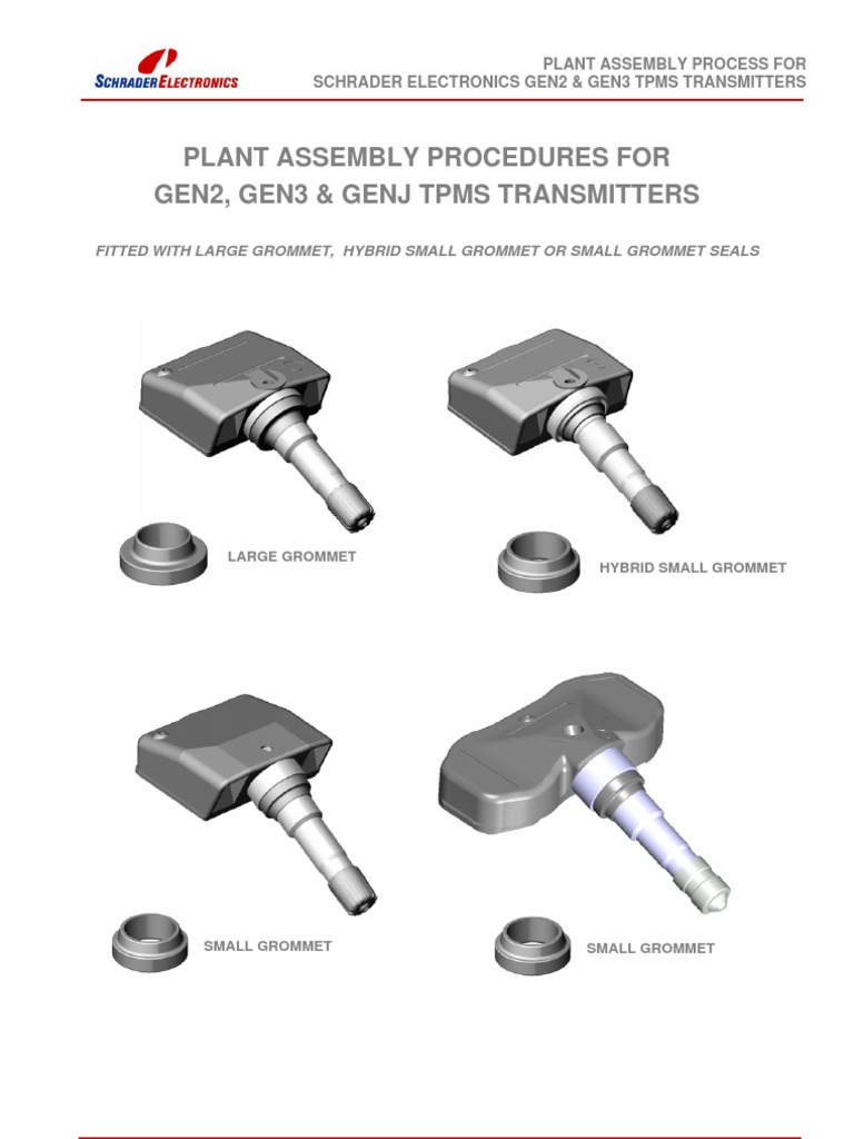 GEN2 & GEN3 Plant Fitment Procedures - Grommet Seal v1.0 | PDF | Tire ...