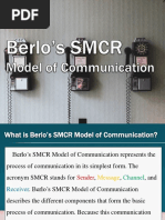 David Berlo (1960) SMCR Model of Communication | PDF | Communication ...