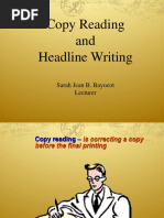 Headline Schedule/Unit Count: Capital Letters Figures/Punctuation | PDF