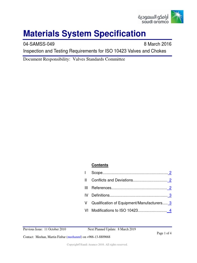 04 Samss 049 | PDF | Specification (Technical Standard) | Verification And Validation