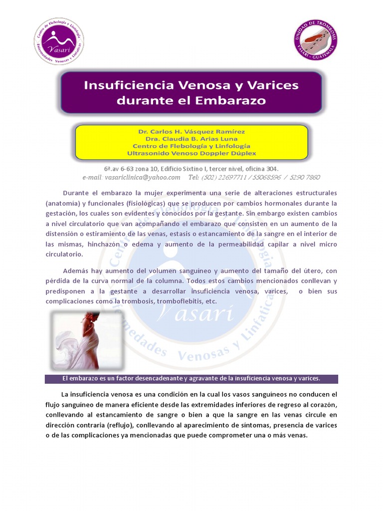 Varices y Embarazo y Pilar | PDF | Venas varicosas | El embarazo