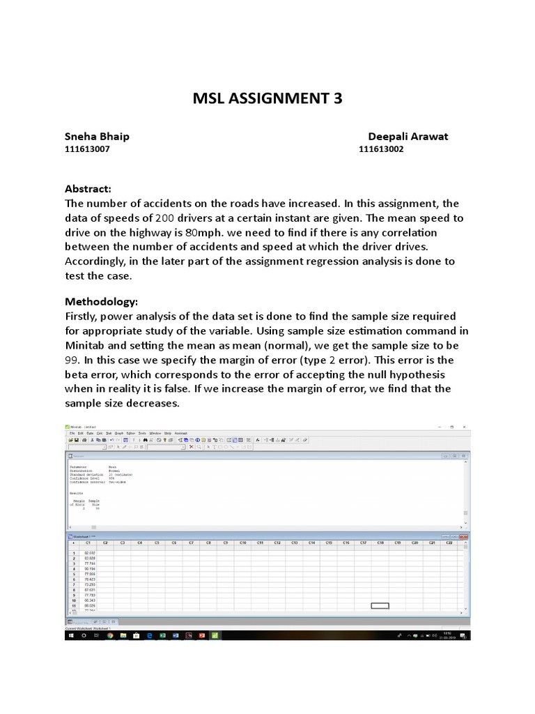 Deepu Final | Download Free PDF | Regression Analysis | Errors And Residuals