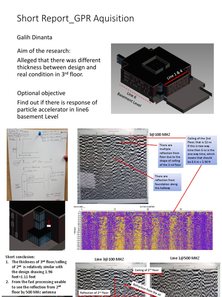 GPR Survey Short Report | PDF | Radio Technology | Electronics