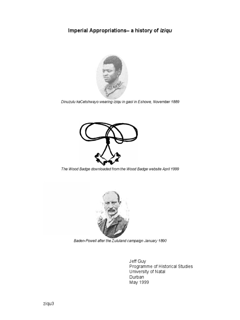 Izi QU | PDF | Scouting | Zulu Kingdom