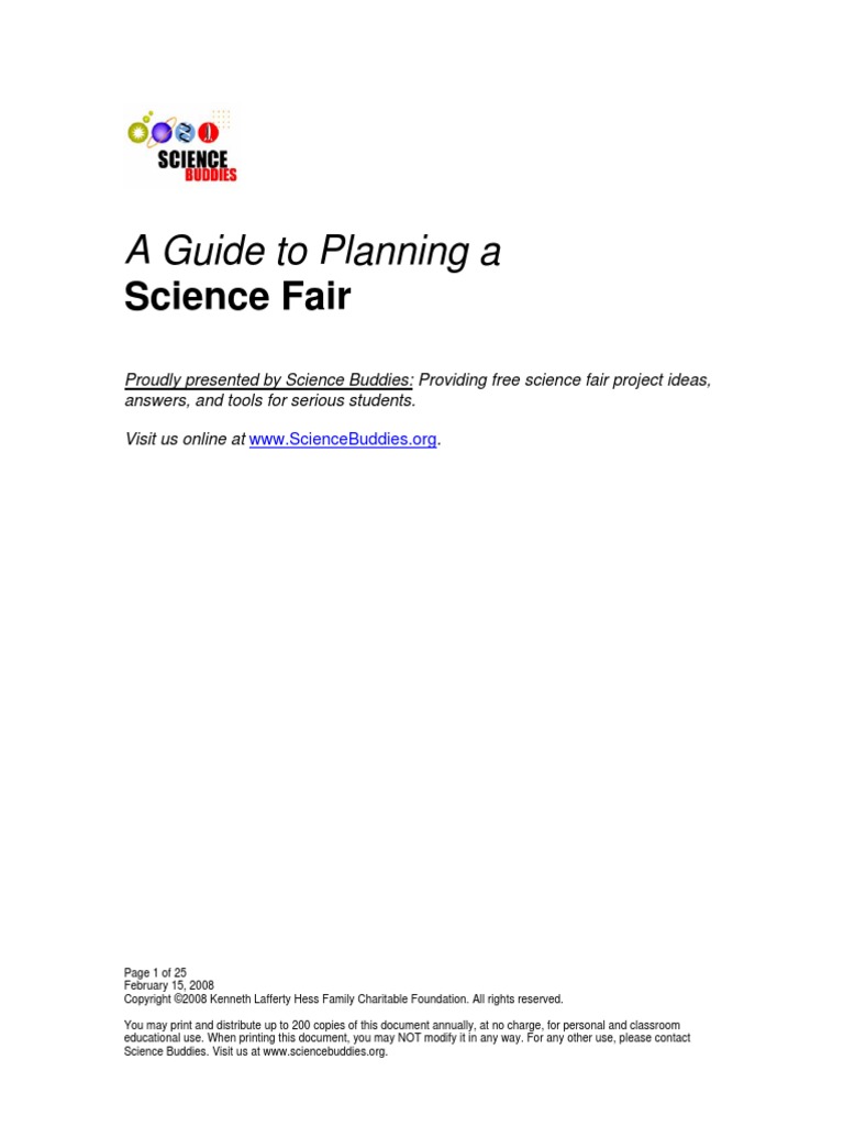 SB SciFairTeacher GUIDE | PDF | Schools | Teachers
