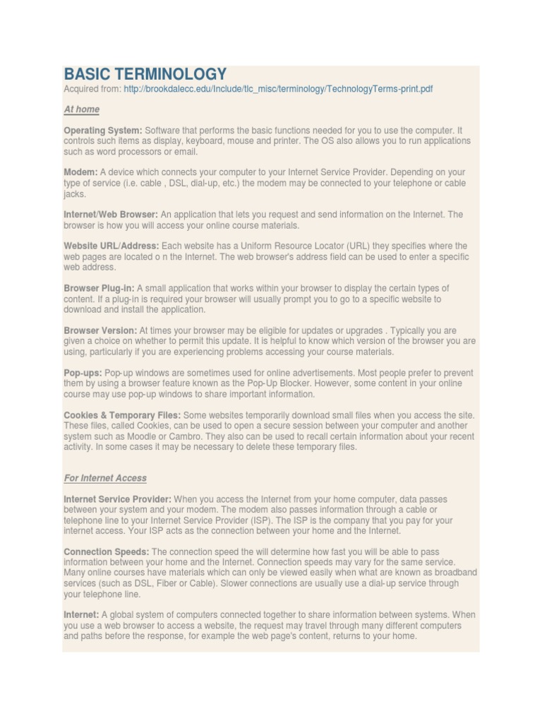 basic ict terminologies | World Wide Web | Internet & Web