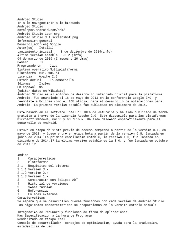 Android Studio Wiki | PDF | Android (sistema operativo) | Informática