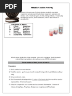 Oreo Mitosis Lab | PDF | Mitosis | Cell Biology