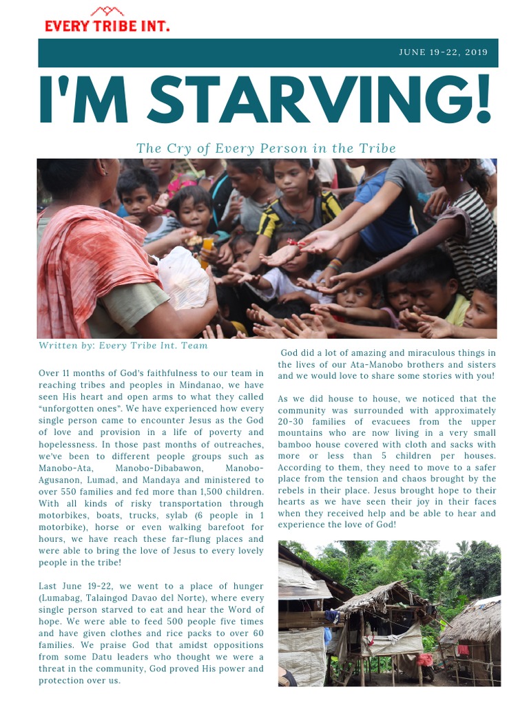 I'M Starving!: The Cry of Every Person in The Tribe | PDF | Jesus ...