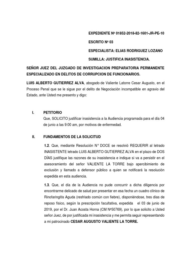 Expediente #1809 - Multa | PDF | Justicia | Crimen y violencia