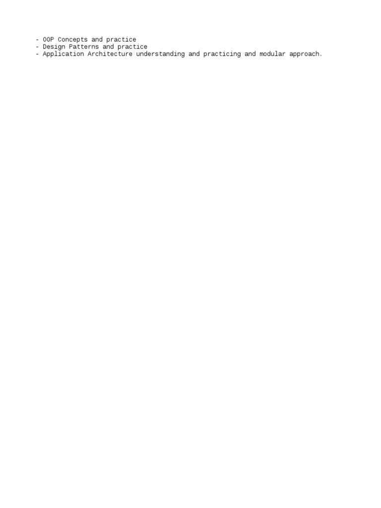 Learning Road Map | PDF