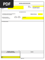 E3. Sample Notification of Inspection (Noi) NOI No. VLV-NOI-381 Rev. 0 ...