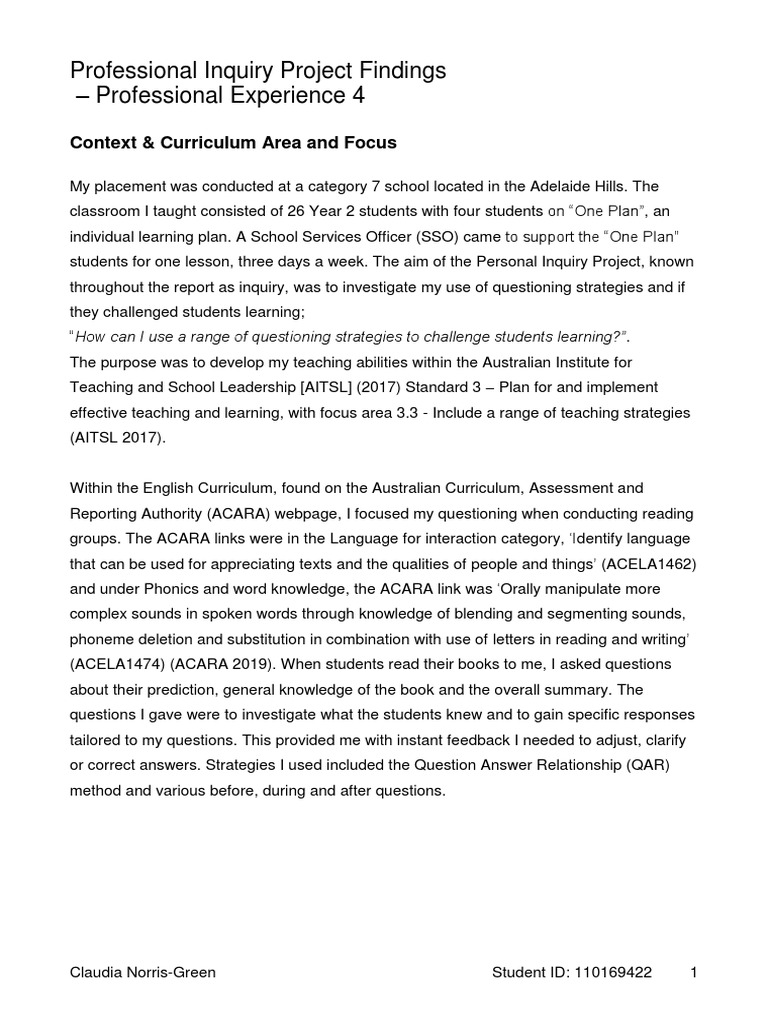 Pip Report Findings | PDF | Neuropsychological Assessment | Behavior ...