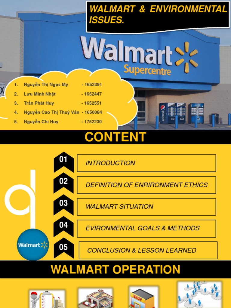 Walmart & Environmental Issues | PDF | Walmart | Environmentalism