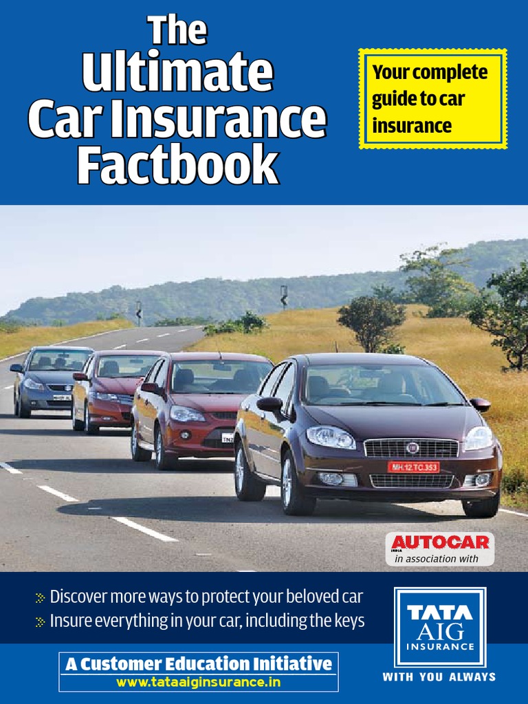 Tata Aig Booklet Backcover Pdf Vehicle Insurance Insurance Policy