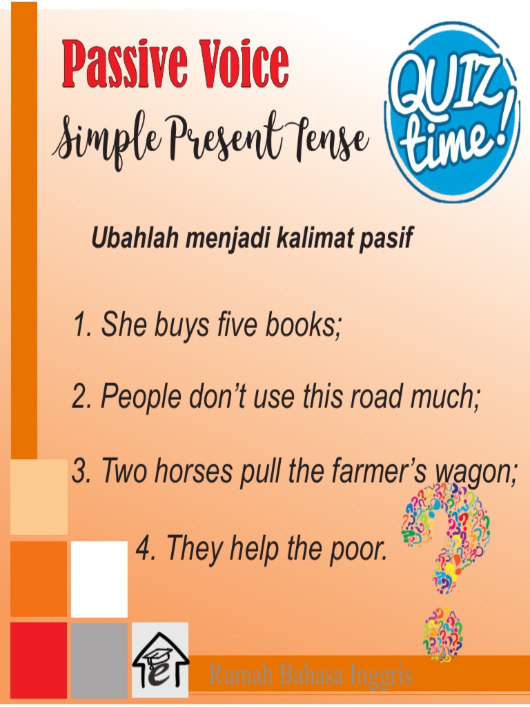 Quiz Passive Voice | PDF | Language Arts & Discipline