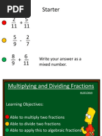 An Introduction To Fractions | PDF | Fraction (Mathematics) | Numbers