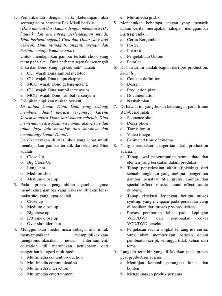 Fix Soal Etimologi Mul | PDF
