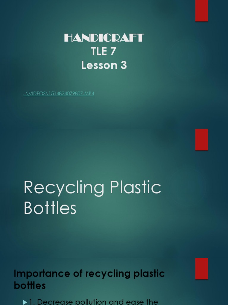 Recycling Plastic Bottles | PDF