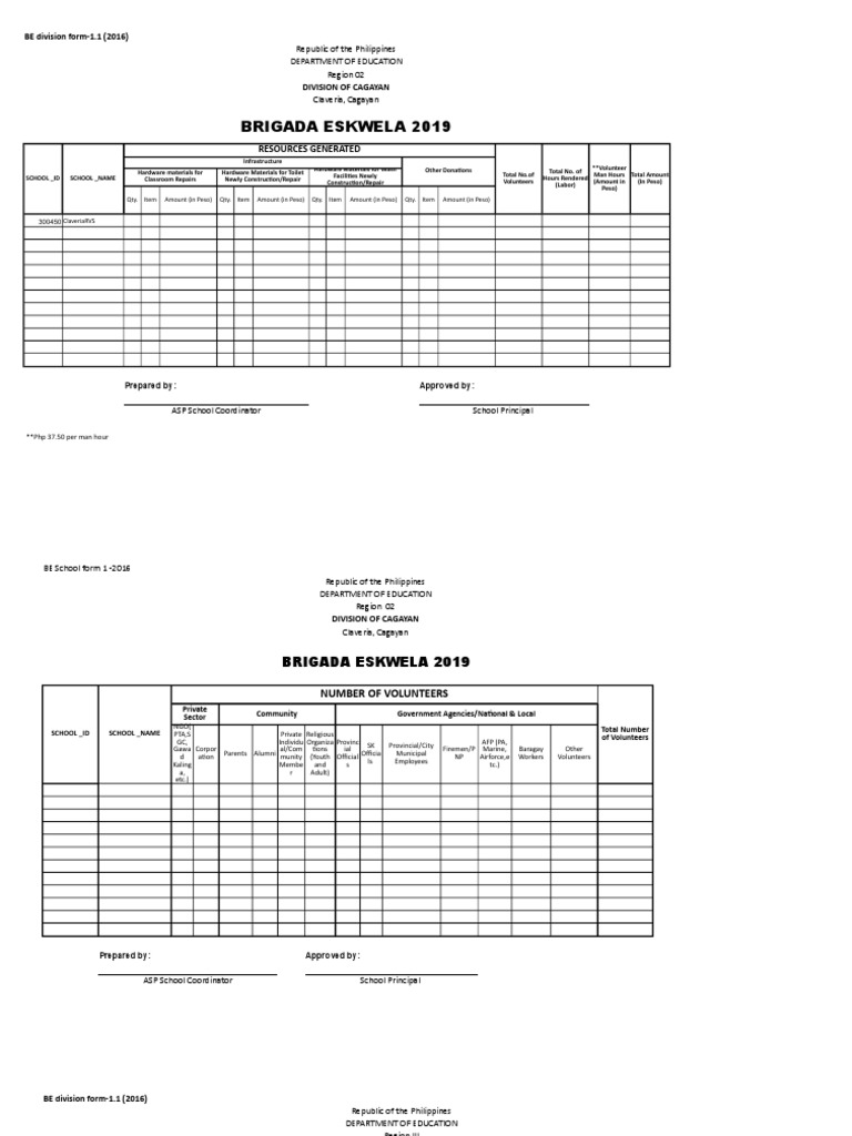 CRVS Brigada Form 1.1 | PDF | Philippines | Economies