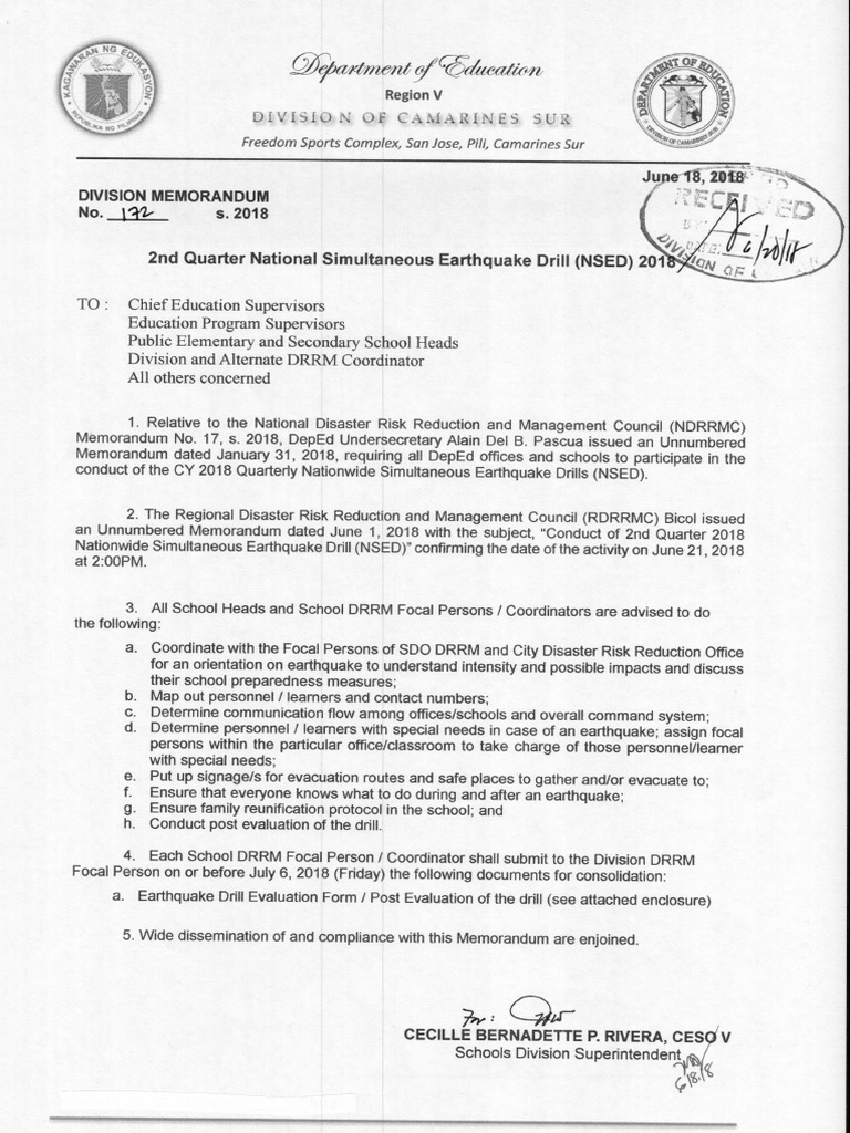 Deped Memo | PDF