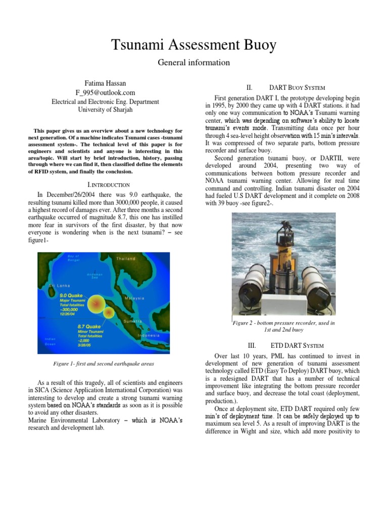 Next-Gen Tsunami Assessment Buoy | PDF | Tsunami | Sea