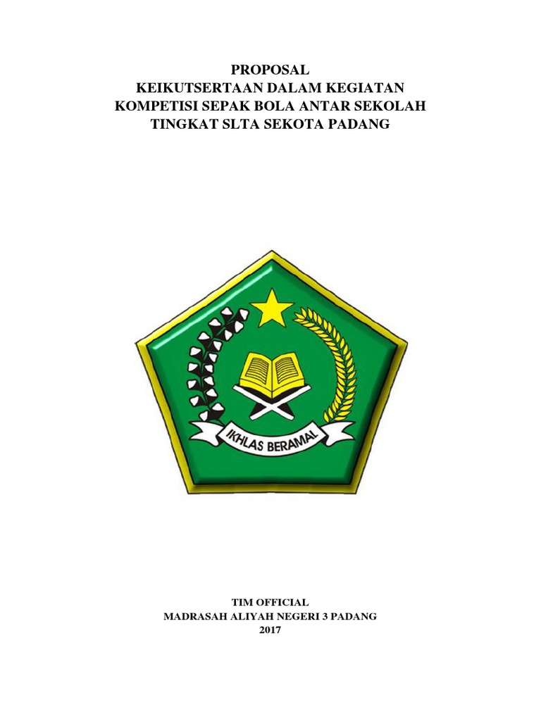 Proposal Kegiatan Futsal Unp | PDF