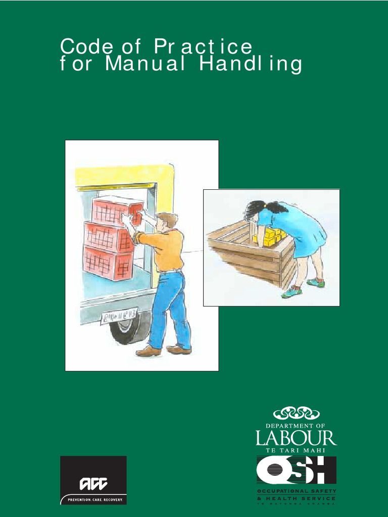Osh - Code of Practice of Manual Handling PDF | PDF | Occupational ...