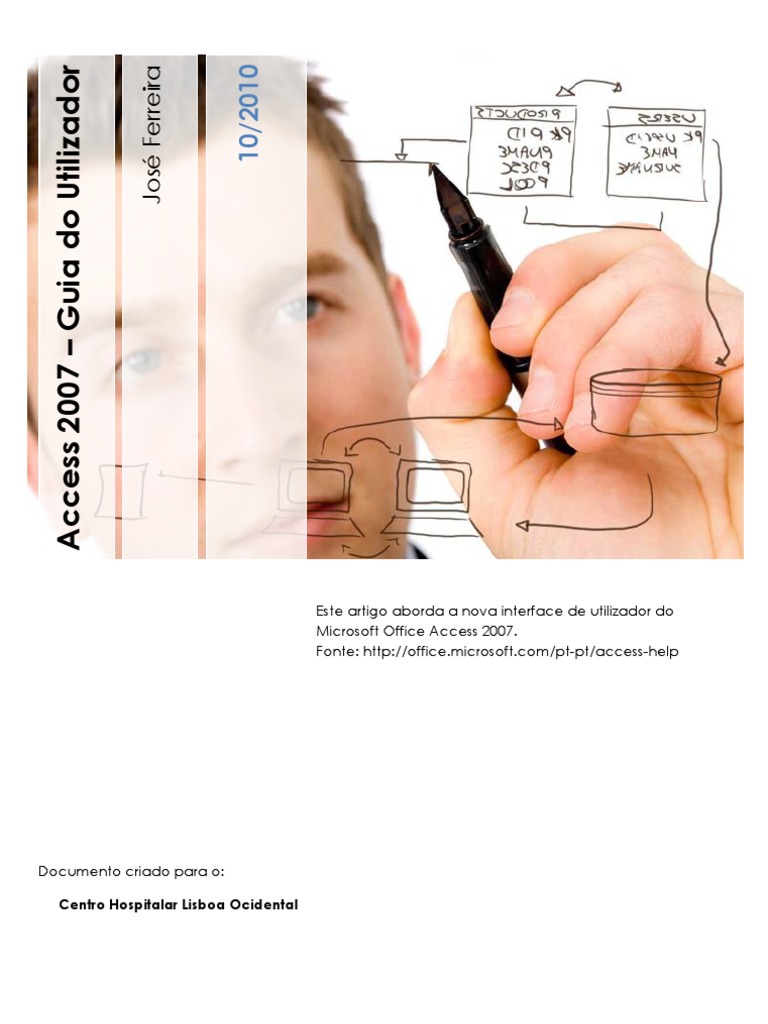 Guia para A Interface de Utilizador Do Access 2007 | PDF | Microsoft Access | Janela (informática)