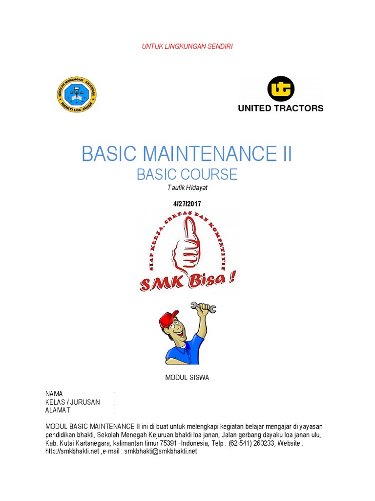 Modul Basic Maintenance 2 | PDF | Bisnis | Komputer