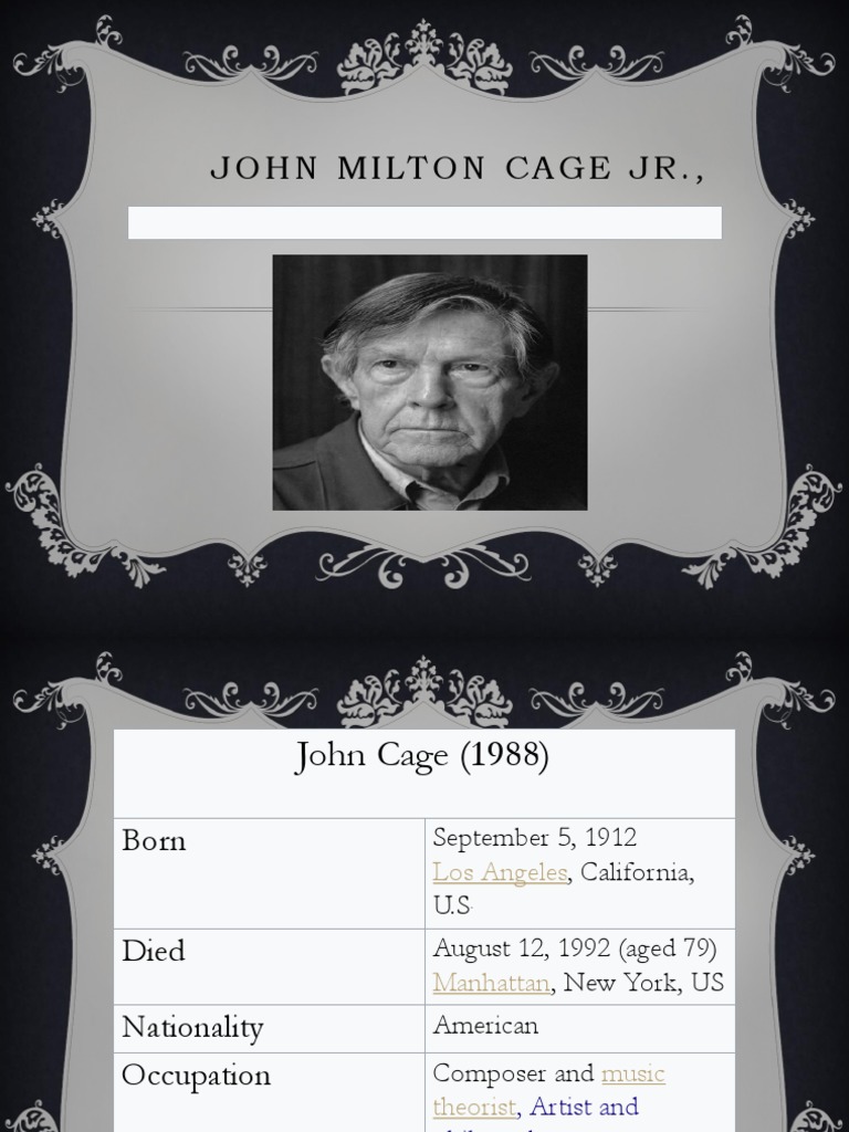 Jhon Cage History | PDF | Classics
