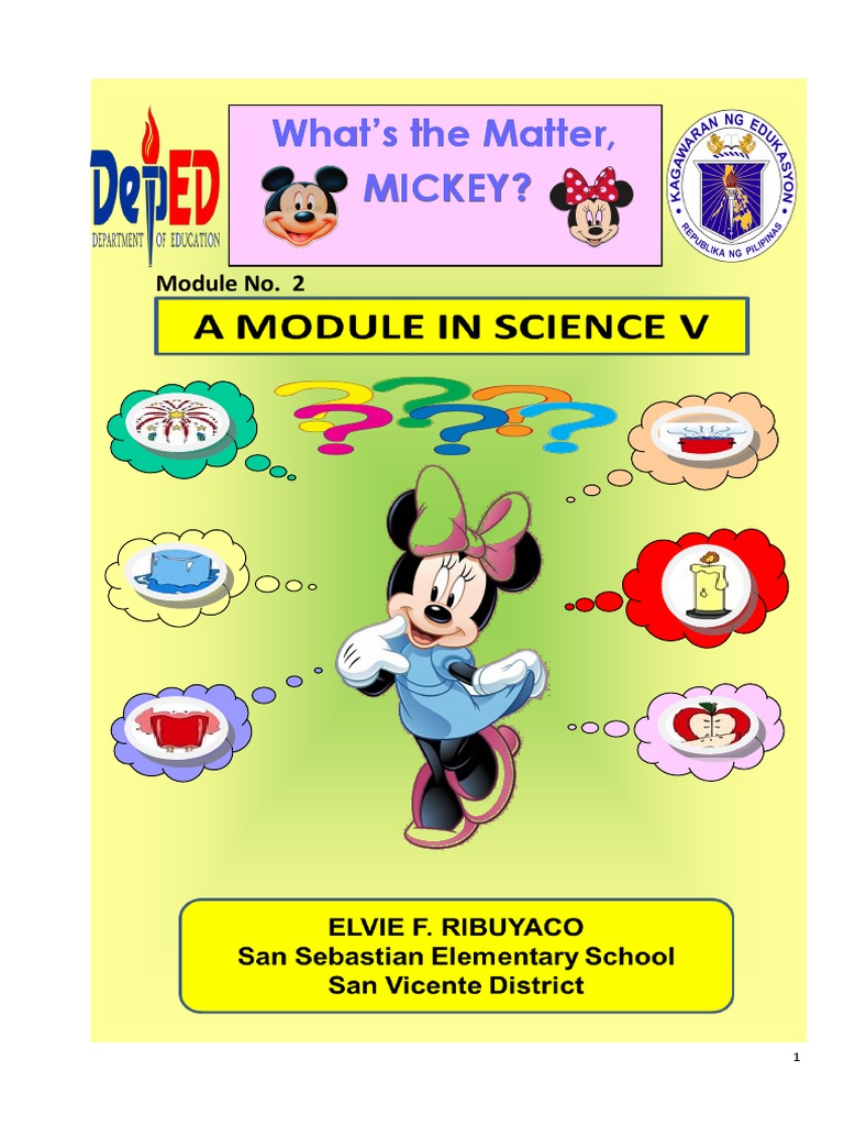 What's The Matter, Mickey? | PDF | Freezing | Evaporation