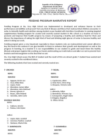 Feeding Program Proposal | PDF | Malnutrition | Nutrition