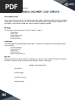 Game Design Document (GDD) Template | PDF | User Interface | Computing