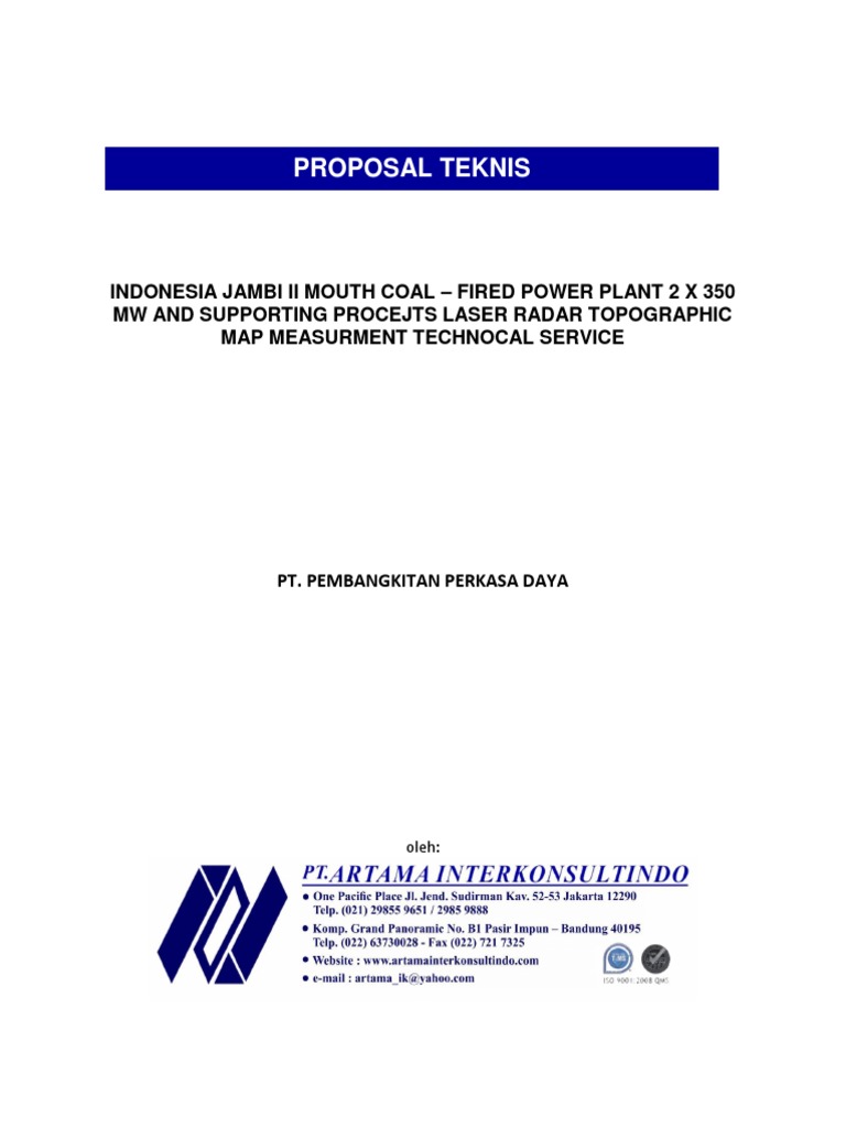 Technical Proposal PT PPD | PDF | Surveying | Topography